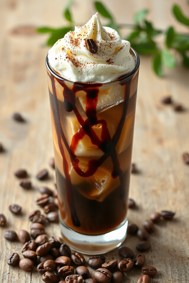 Chocolate Vanilla Iced Coffee Recipe - poundcoffee.com