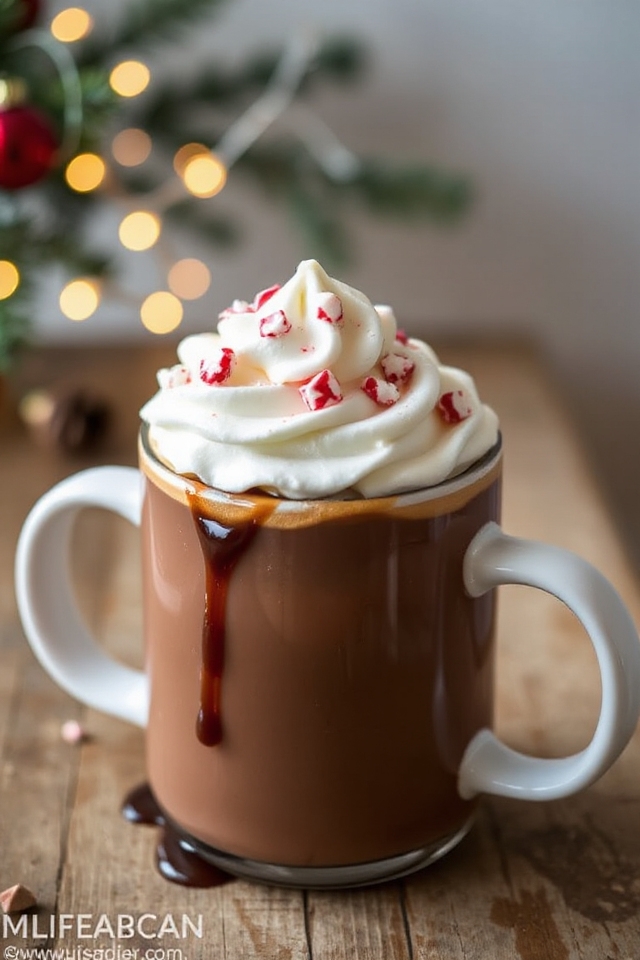 Peppermint Mocha Coffee Recipe With Whipped Cream - poundcoffee.com